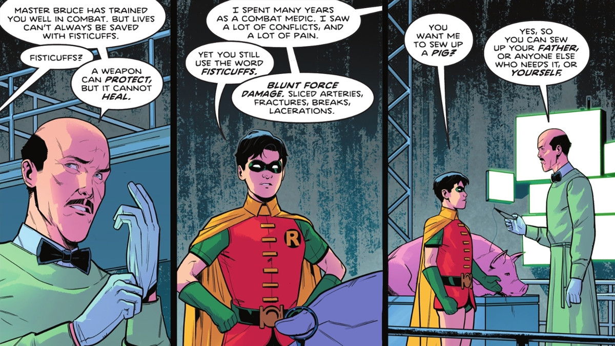 Nightwing Reflects on Important Lesson He Learned From Alfred ...