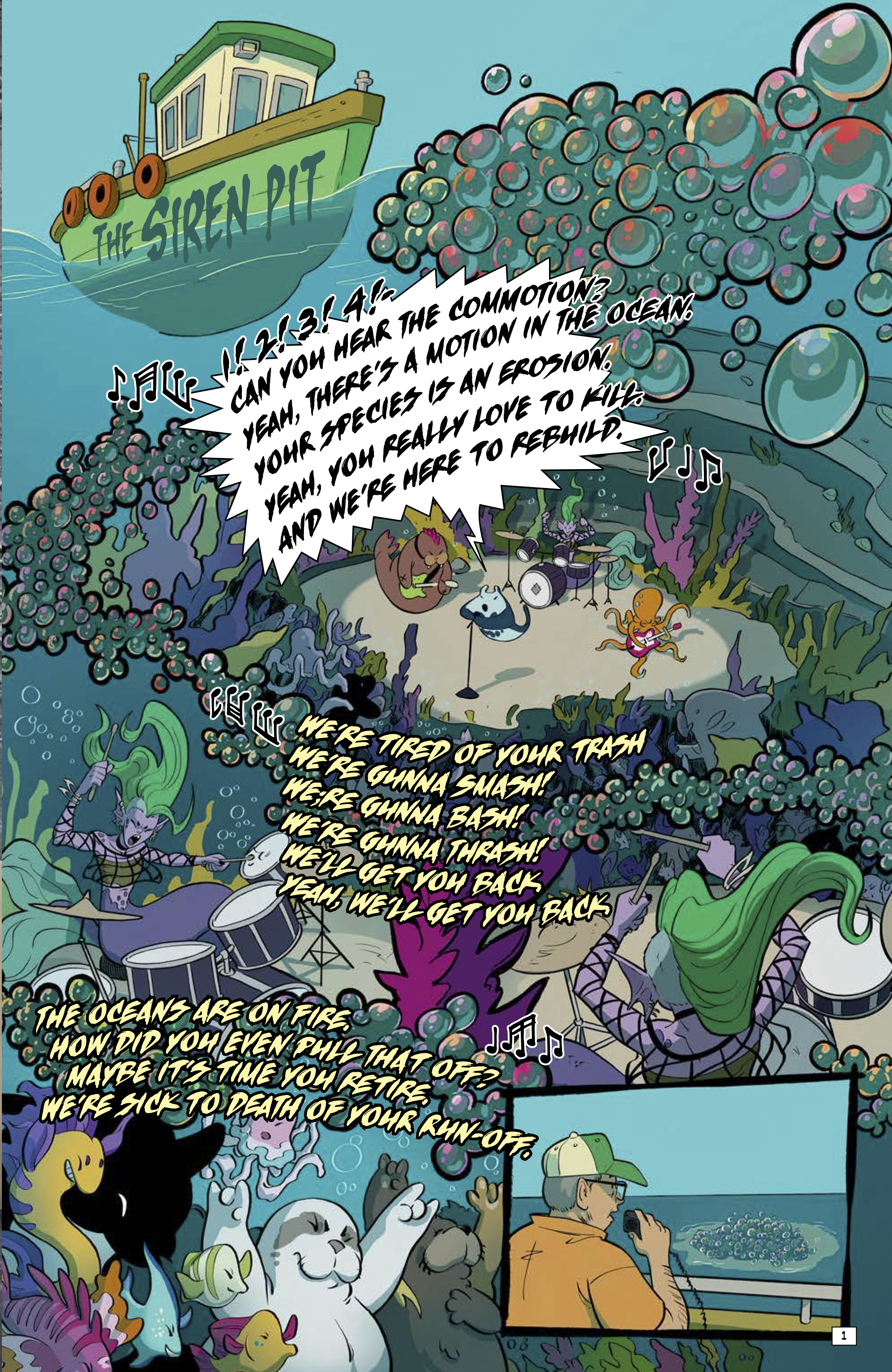 Project: Cryptid #4 Preview Features a Punk Rock Siren Song