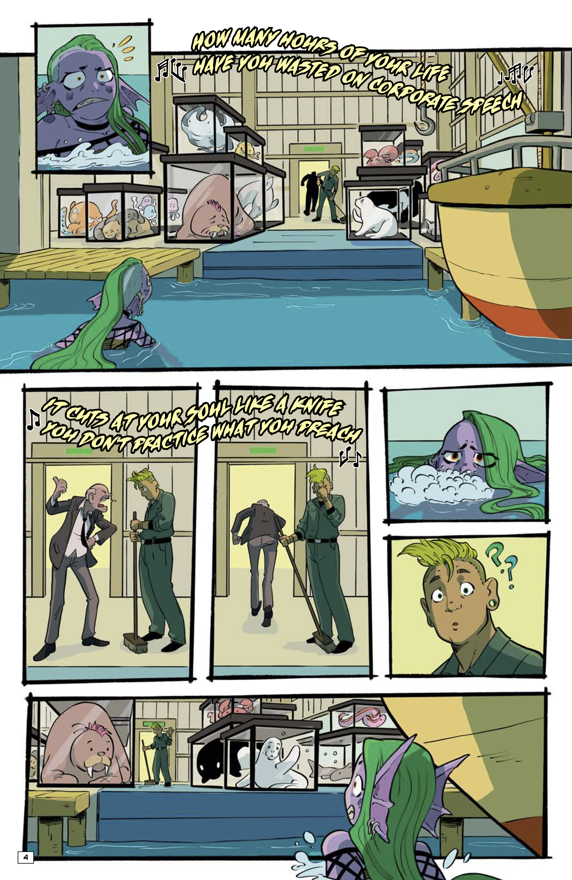 Project: Cryptid #4 Preview Features a Punk Rock Siren Song
