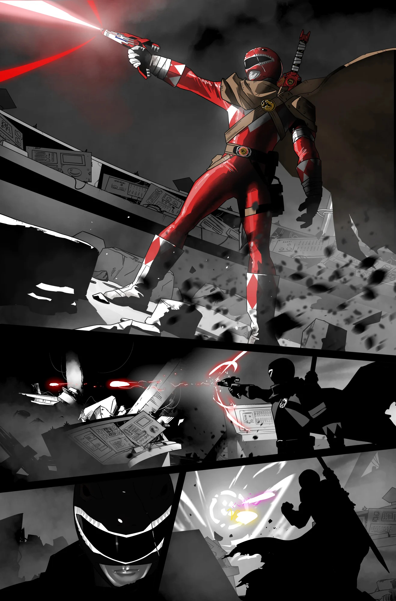 Mighty Morphin Power Rangers: The Return #1 Reveals First Look