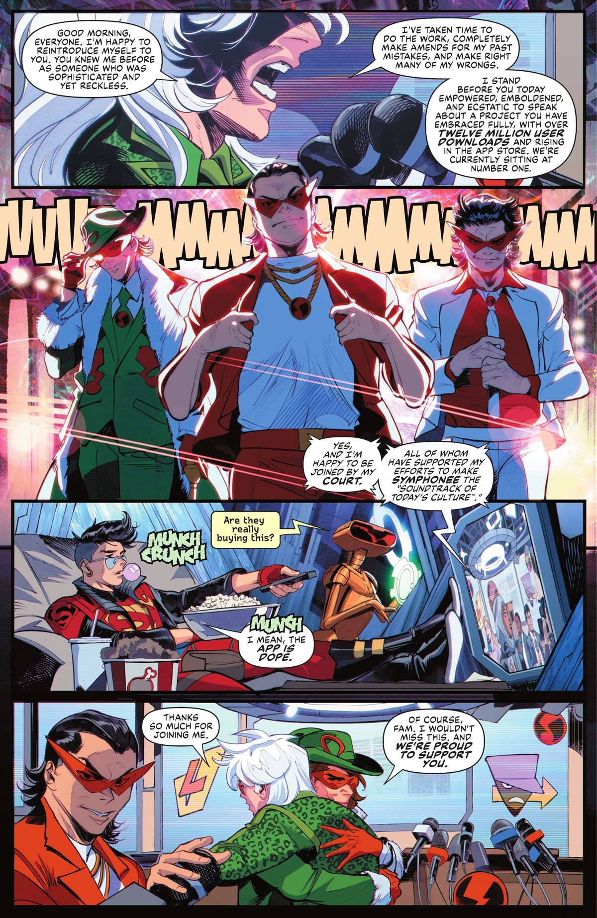 DC's Musical Villains Rebrand for Social Media