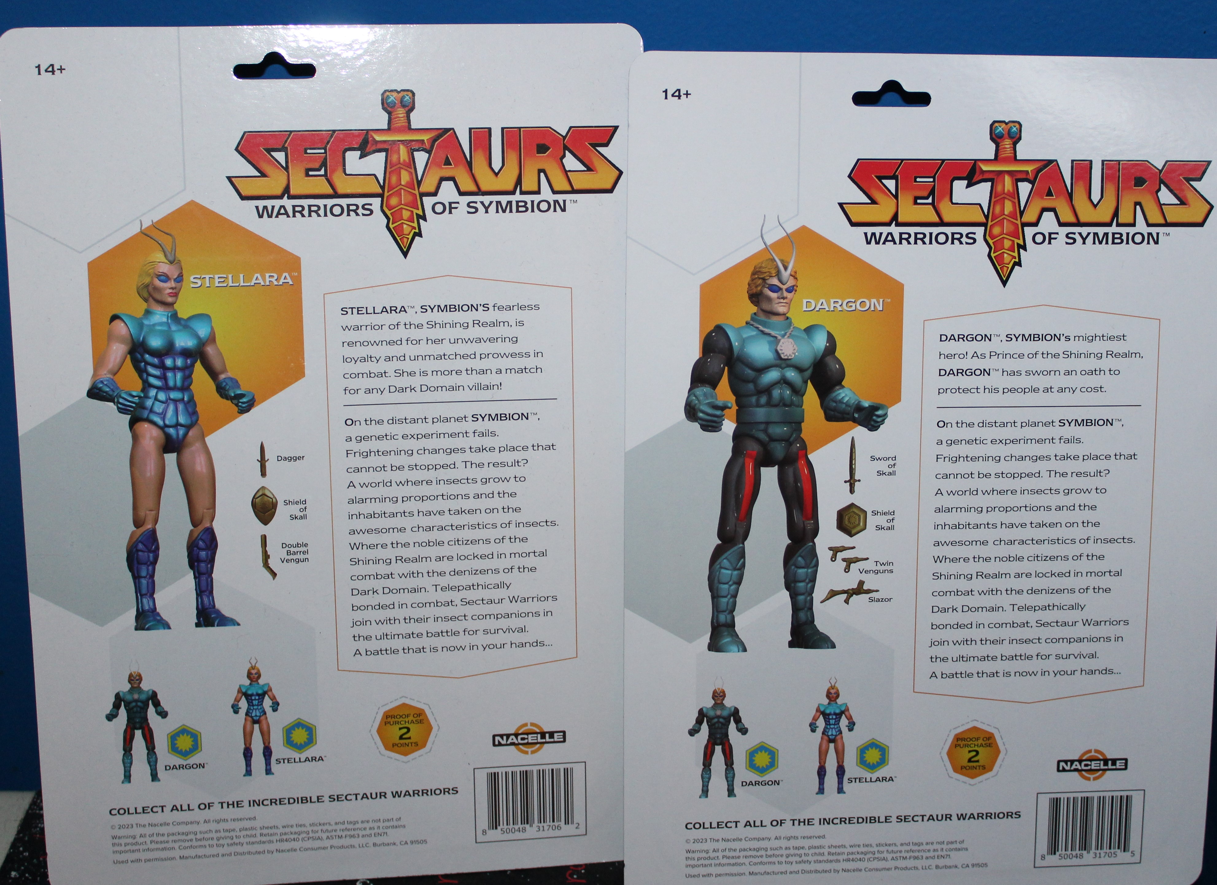 Toy Review: Sectaurs Dargon and Stellara by the Nacelle Company