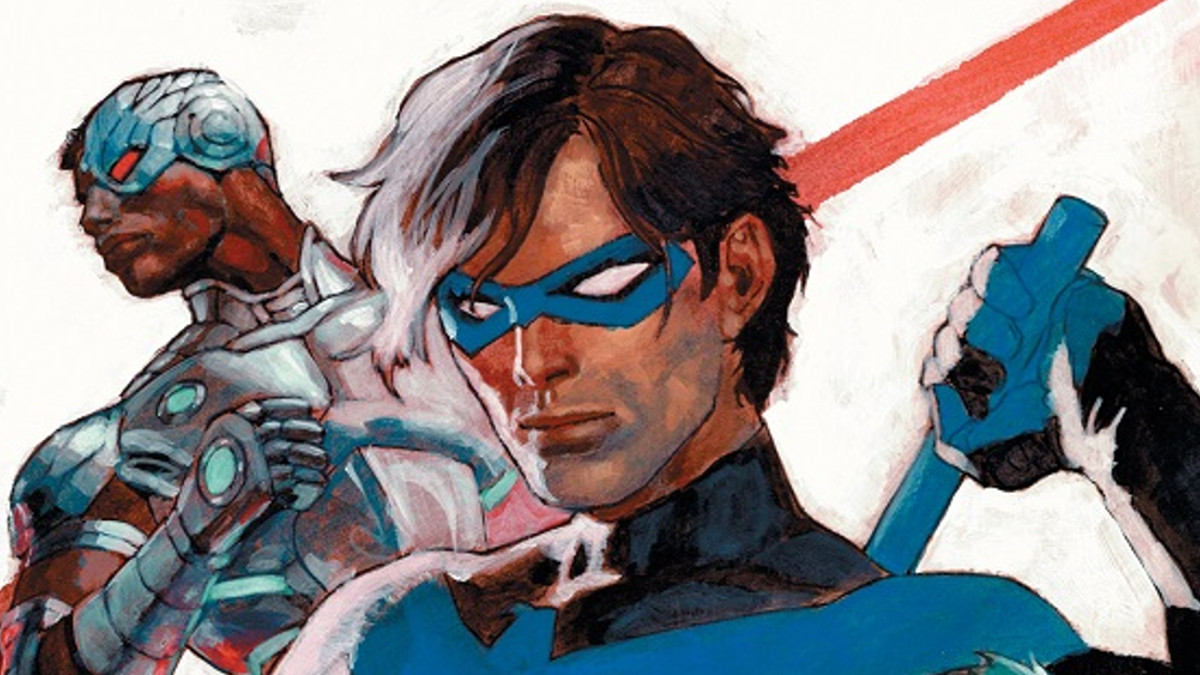 Another Titans Set Photo Shows Front of Nightwing's Costume