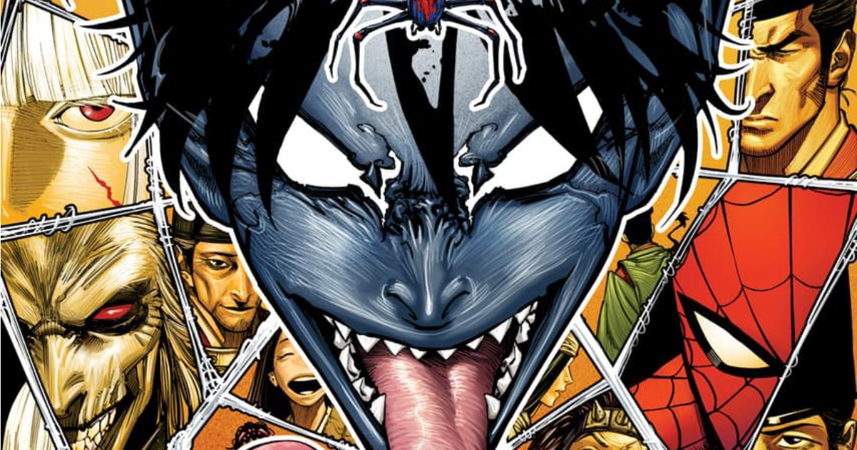 Kid Venom #1 Cover Reveals Kintaro's Tangled Web