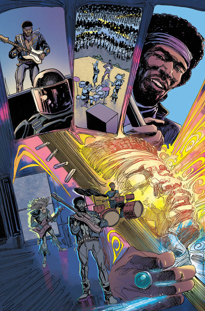 Jimi Hendrix Purple Haze Comic Turns Rockstar Into Space Faring