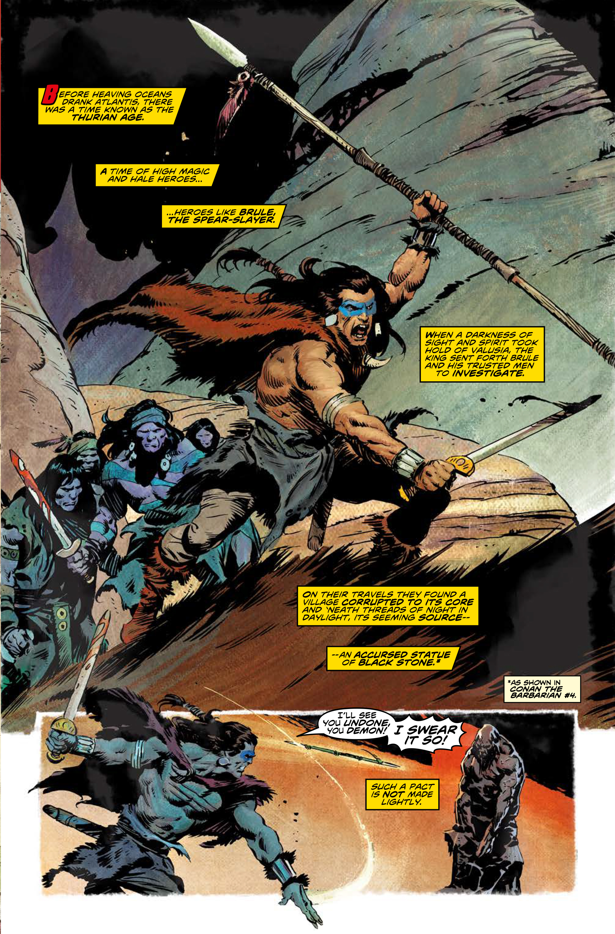 Conan the Barbarian #9 Preview Teams Two Legendary Warriors - Comic ...