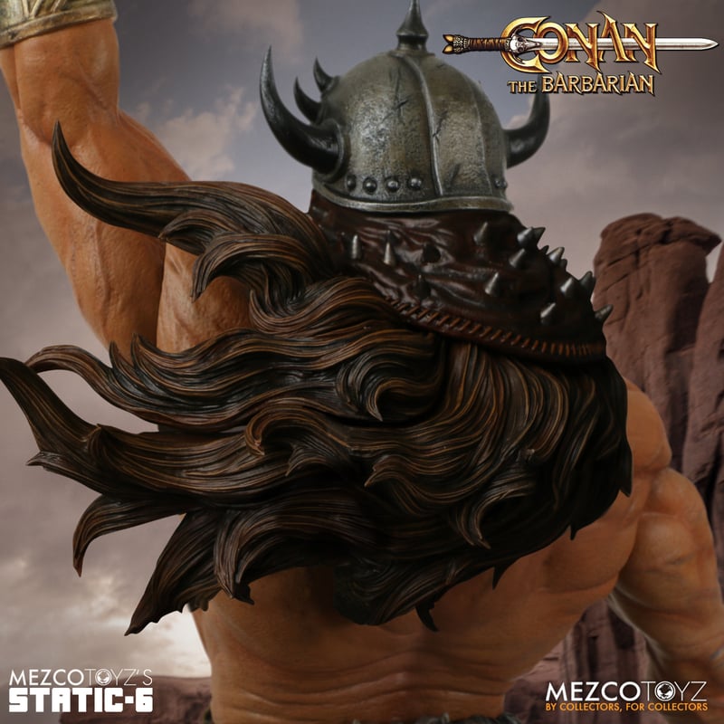 Mezco Makes Classic Conan Movie Poster Into a Mini-Statue