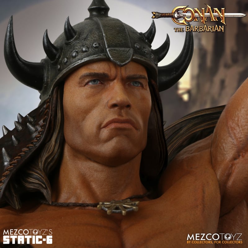 Mezco Makes Classic Conan Movie Poster Into a Mini-Statue