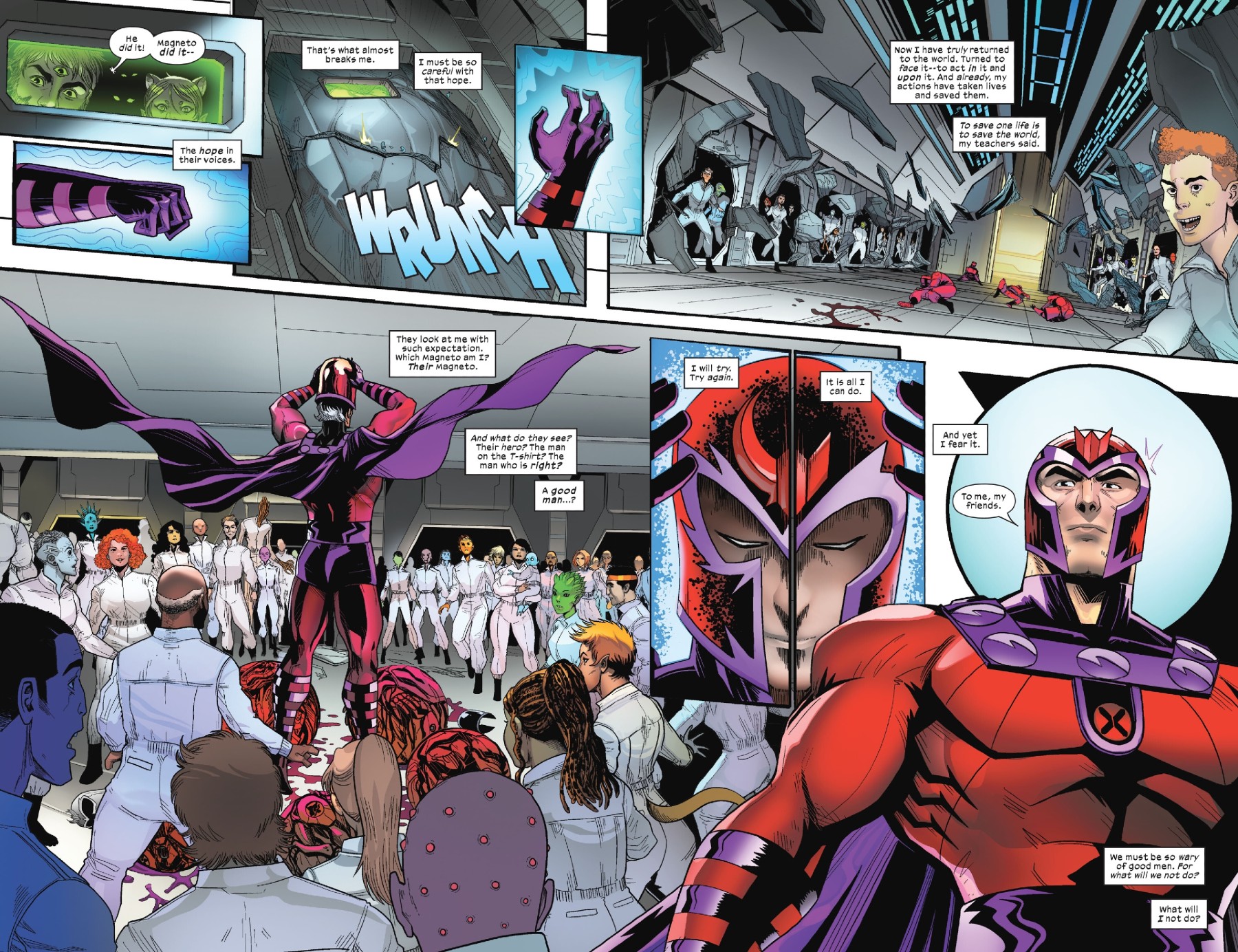 Resurrection of Magneto #4 Unveils the Master of Magnetism's Limits ...