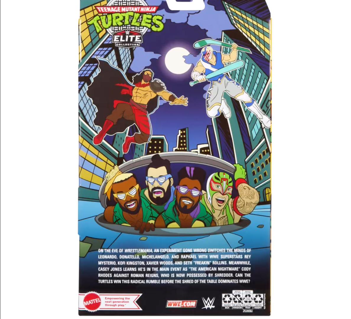 Ninja Turtles and WWE Combine for Figures - Acknowledge Them!