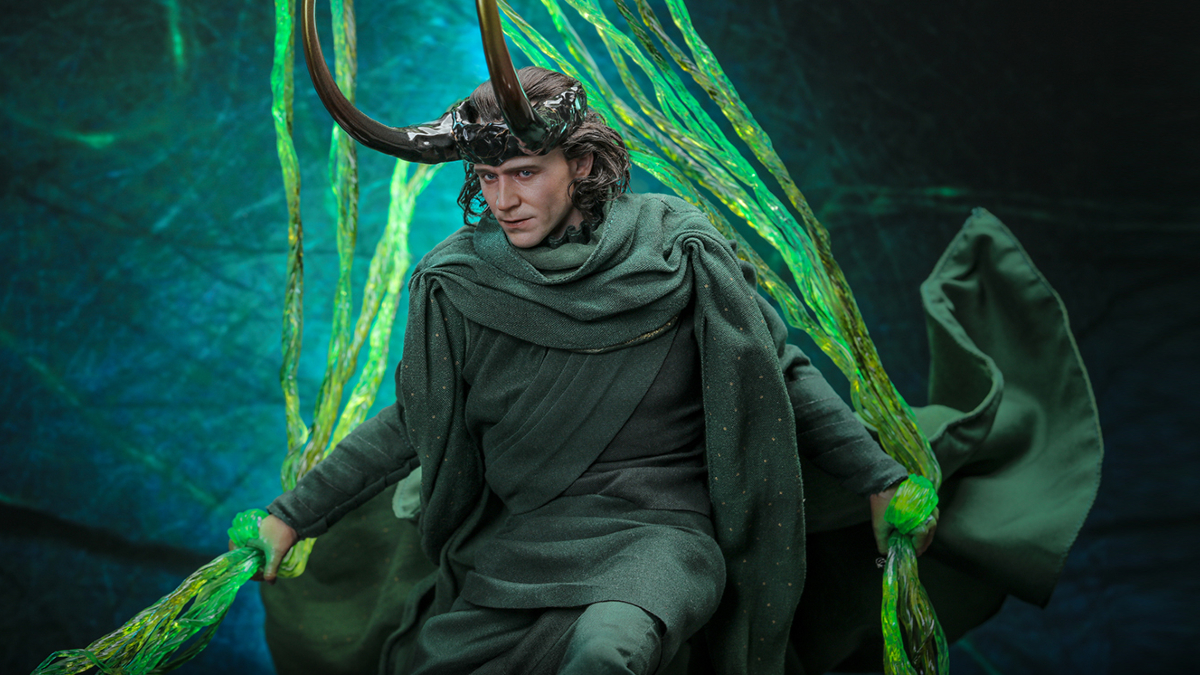 Hot Toys' God Loki Sits Upon a Throne of Lies!