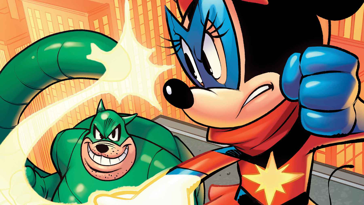 Minnie Mouse Becomes Captain Marvel in Disney/Marvel Mash-up Comic ...