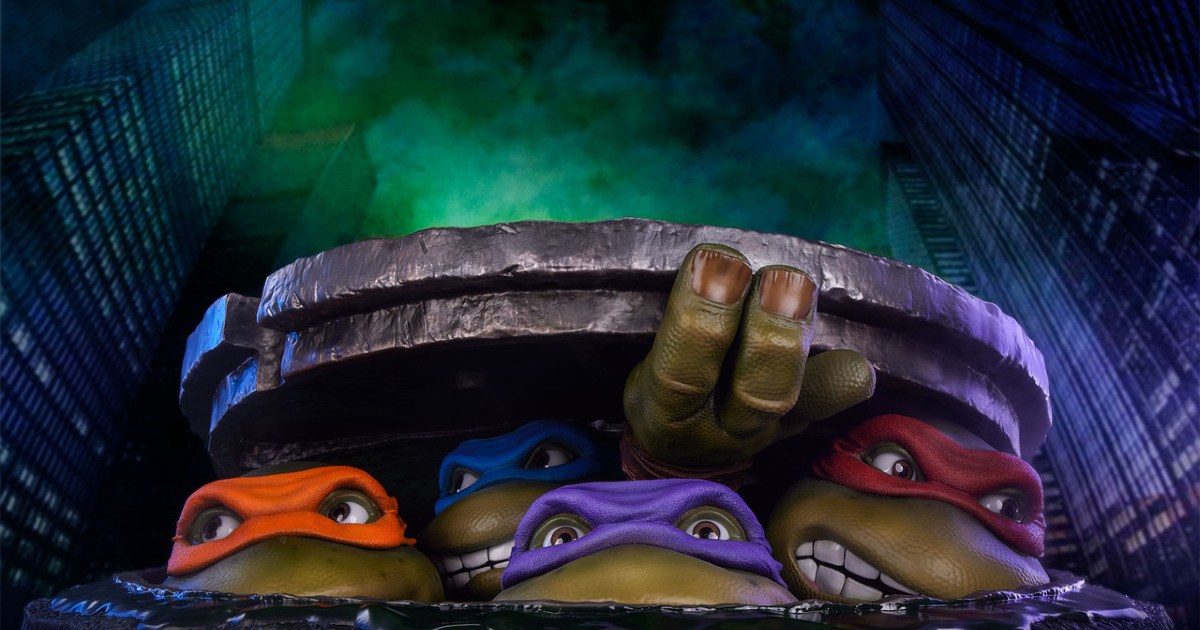 Tmnt 1990 Movie Poster Life Sized Statue Is Crazy Big