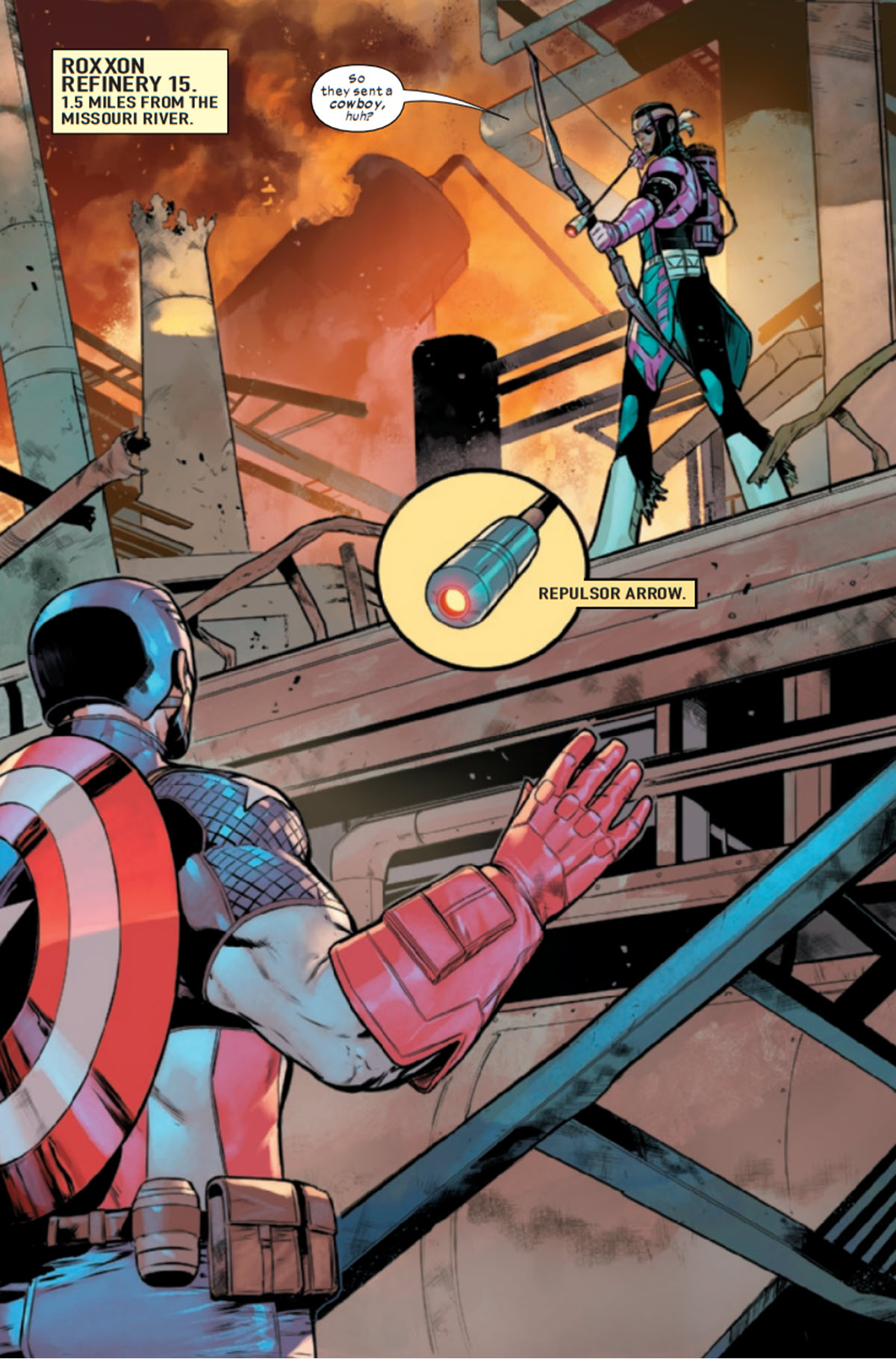 The Ultimates #5 Preview Pits Captain America Against Hawkeye - Comic ...