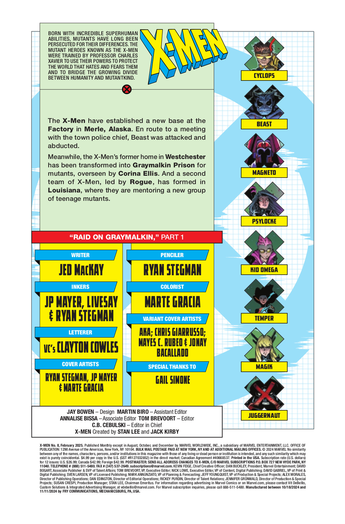 Cyclops Plans a Prison Break in X-Men #8: Raid on Greymalkin Part 1 ...