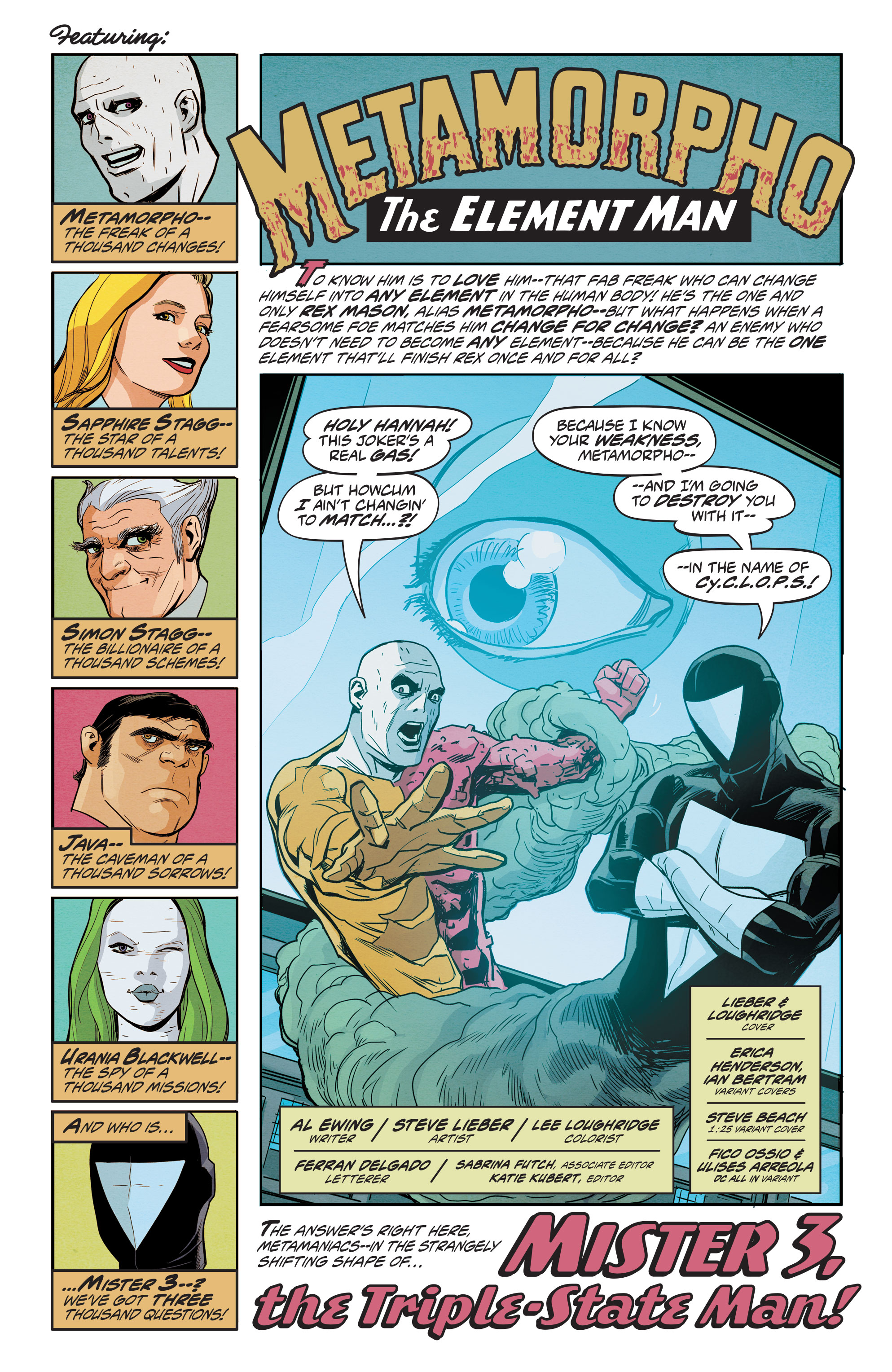 Metamorpho #1 Review: Random Elements - Comic Book Movies and Superhero ...