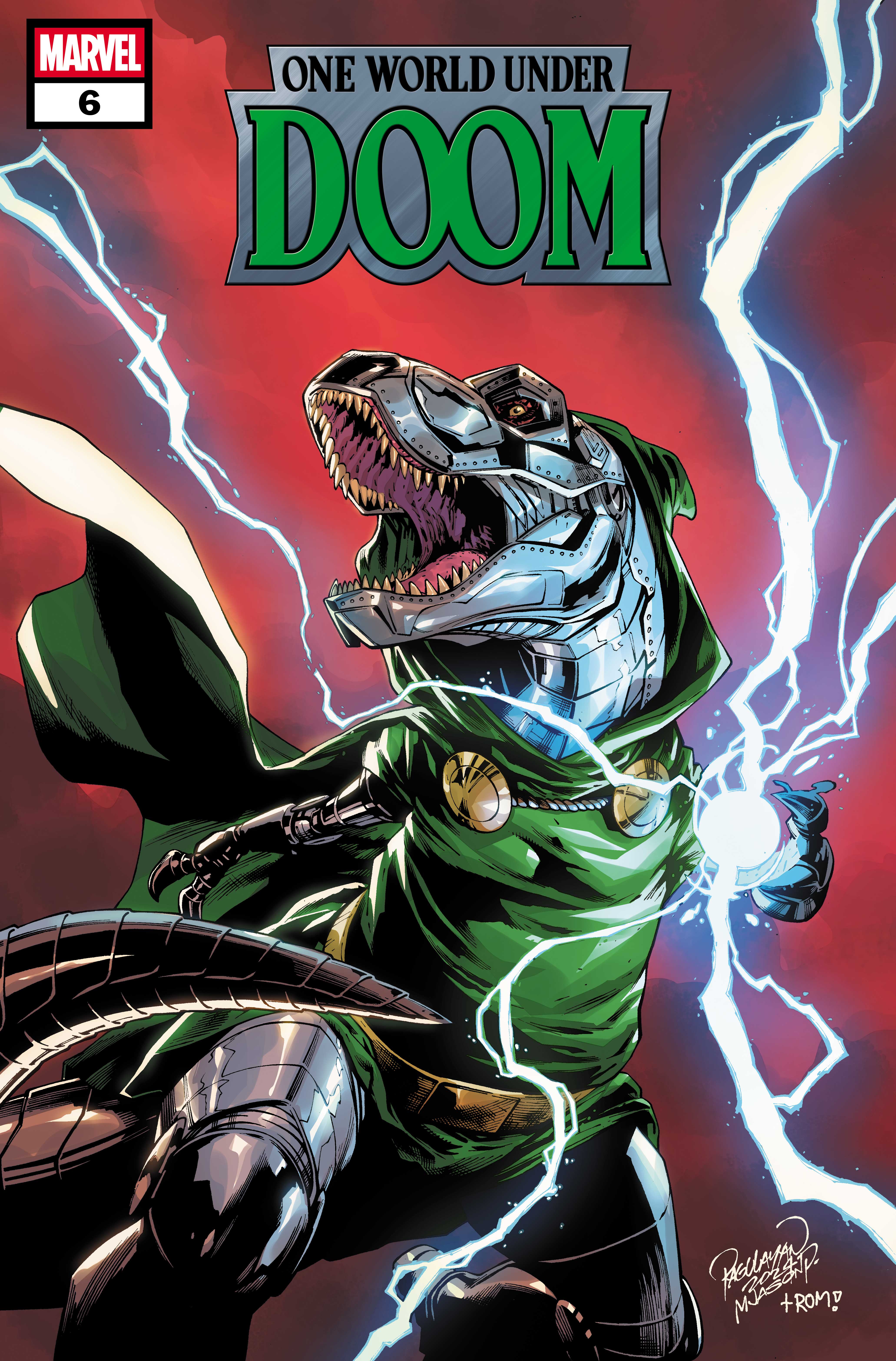 Dinosaur Doctor Doom Returns in One World Under Doom - Comic Book ...