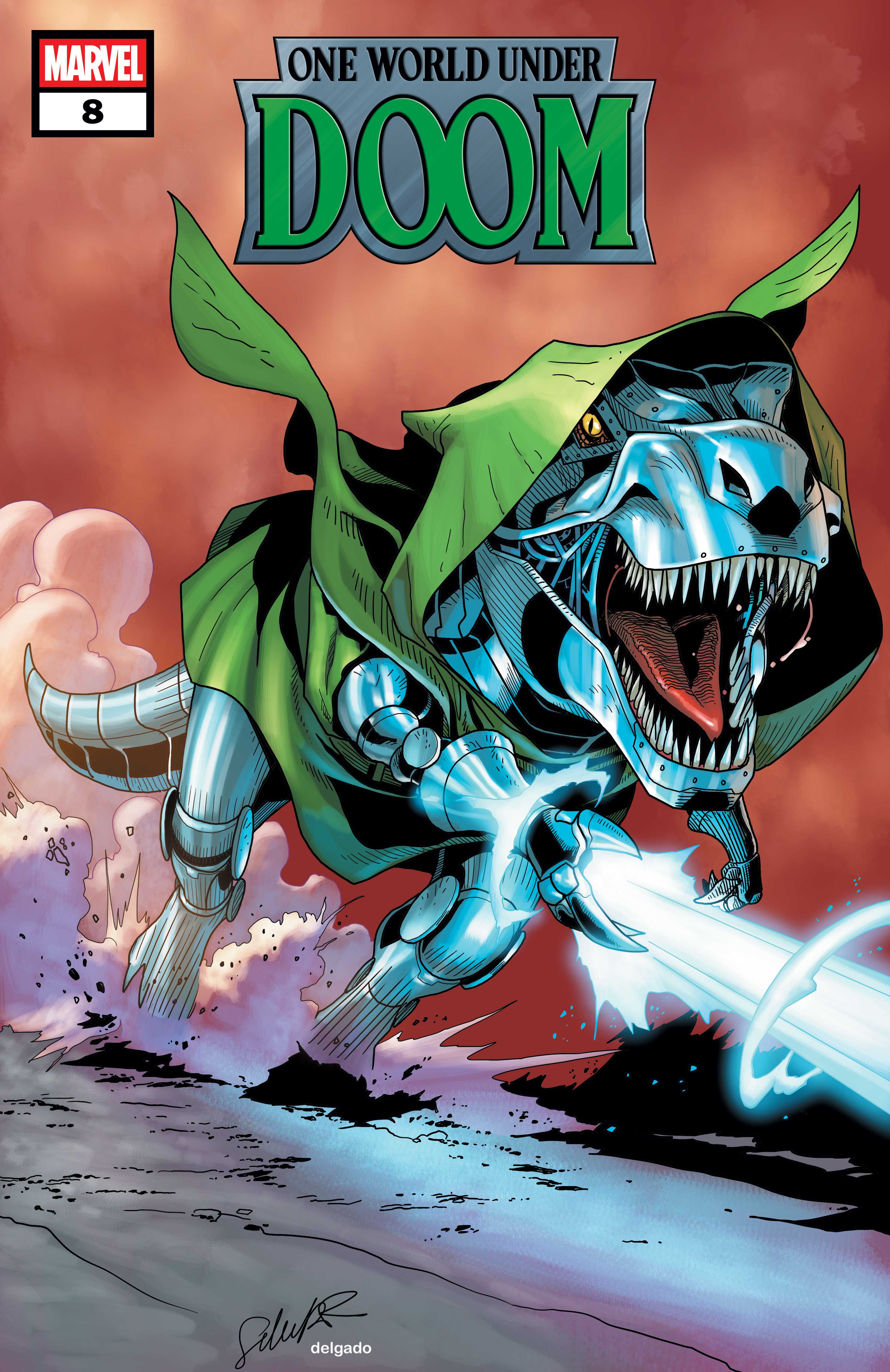 Dinosaur Doctor Doom Returns in One World Under Doom - Comic Book ...