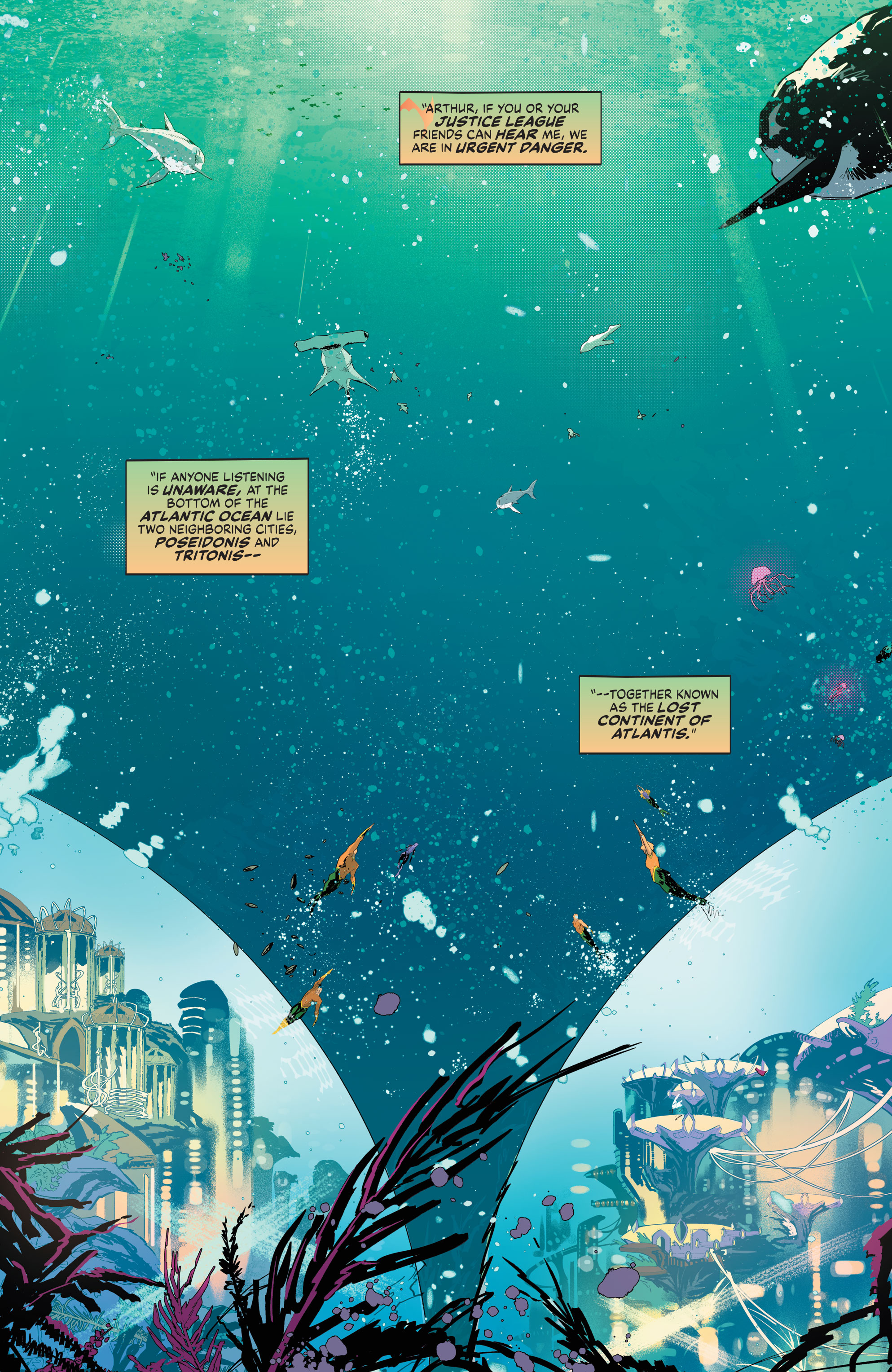 Zombie Apocalypse Strikes Atlantis in Batman/Superman: World’s Finest ...