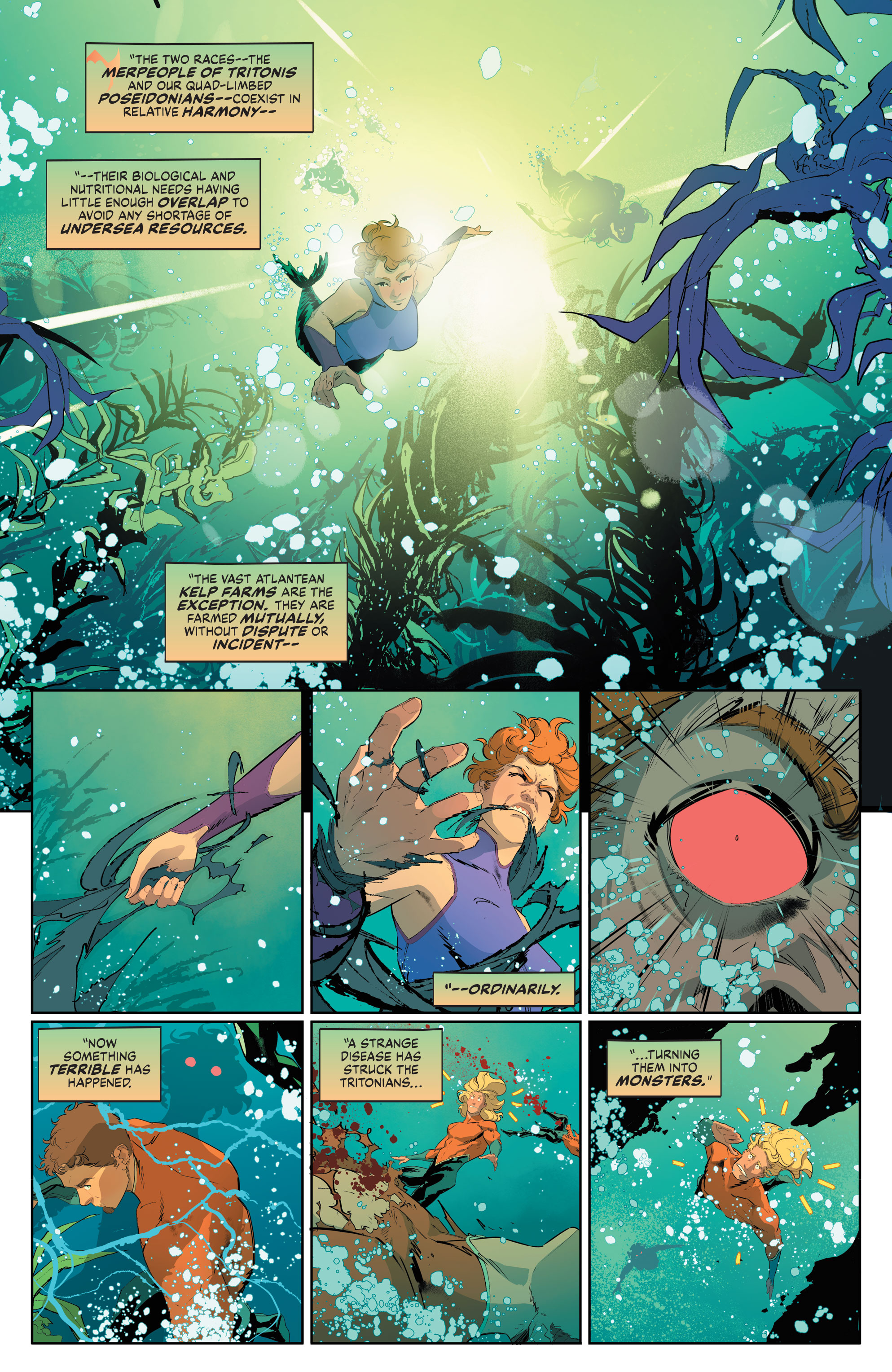 Zombie Apocalypse Strikes Atlantis in Batman/Superman: World’s Finest ...