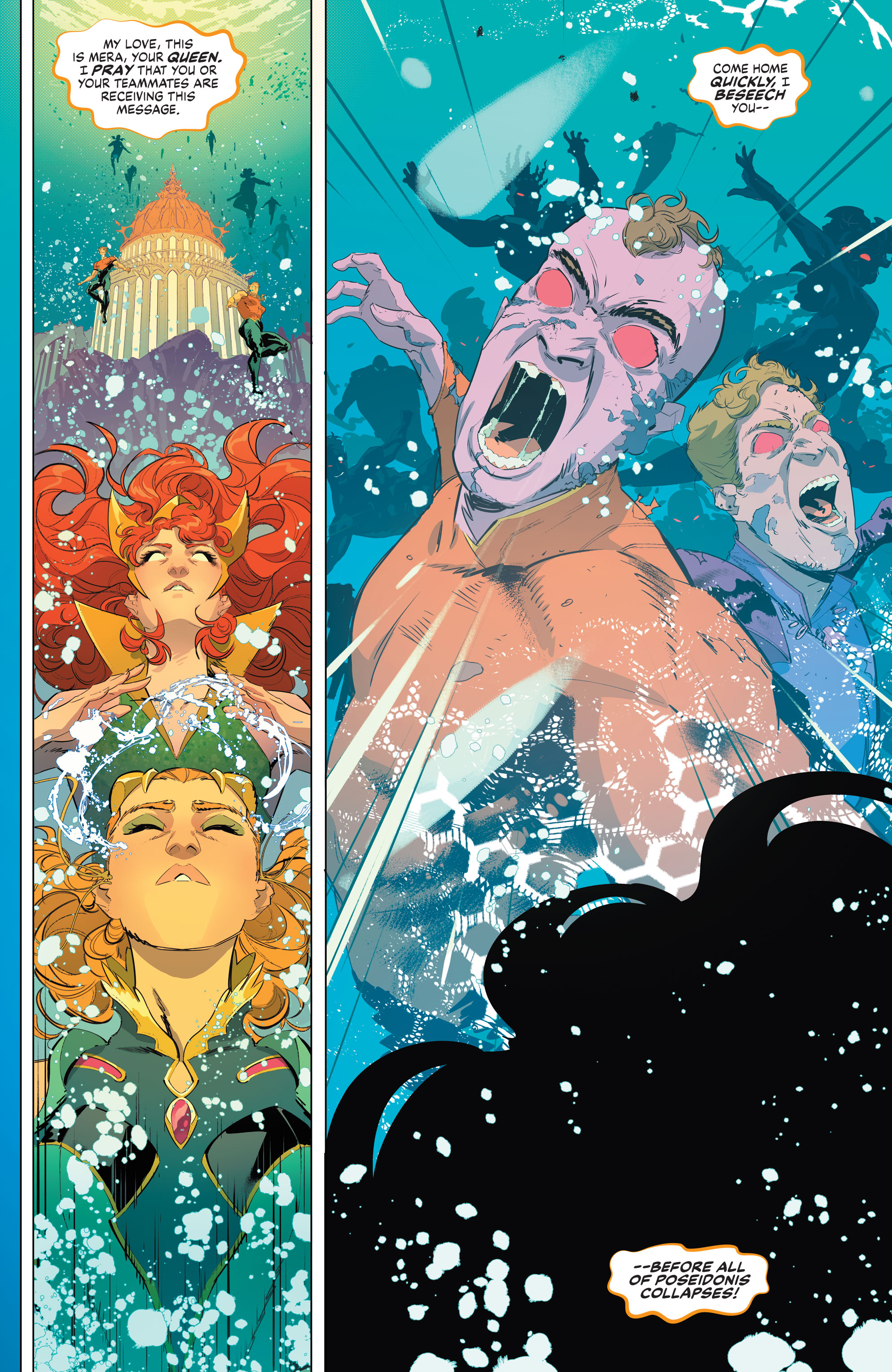 Zombie Apocalypse Strikes Atlantis in Batman/Superman: World’s Finest ...