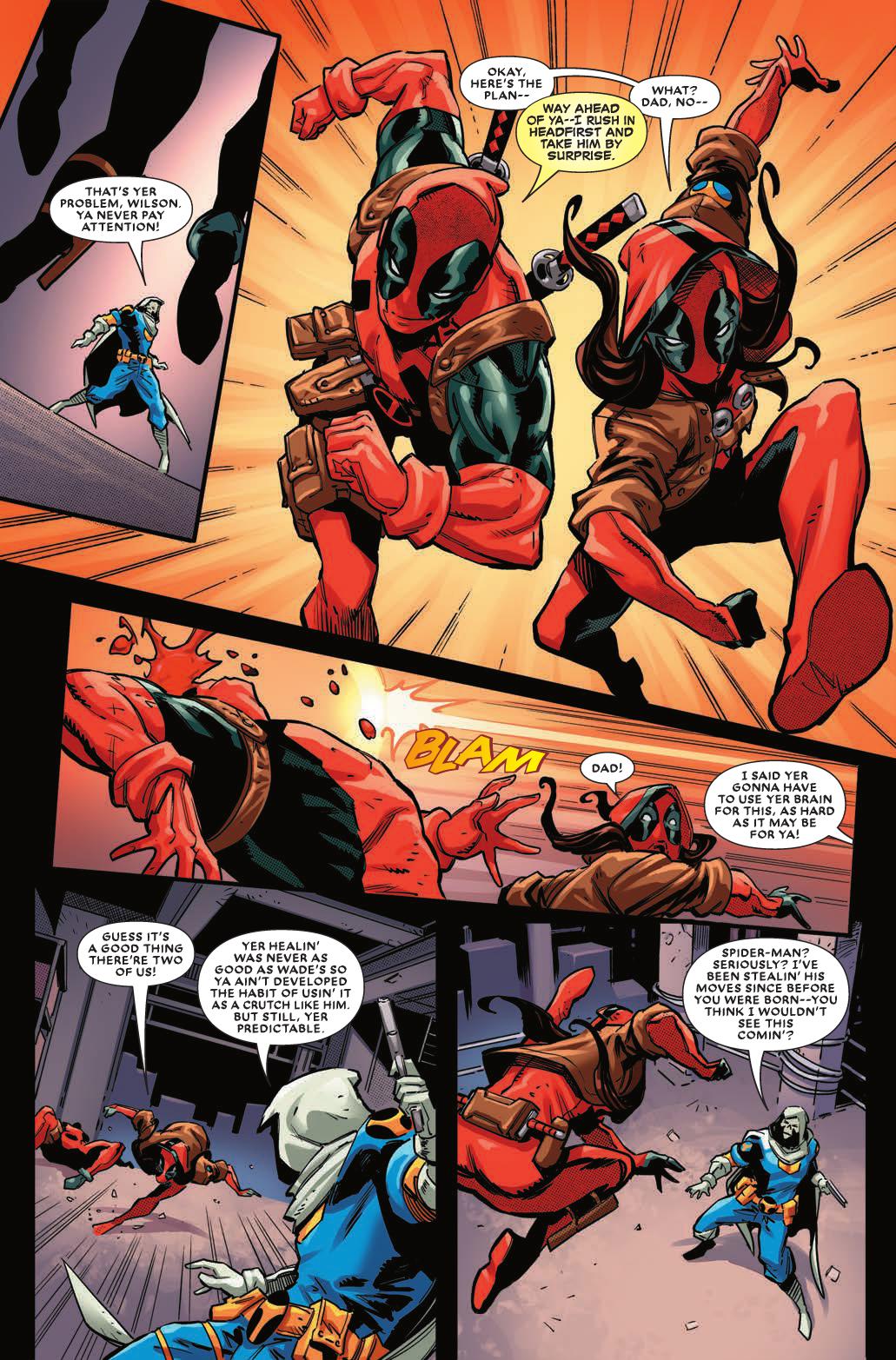 Deadpool #10 Preview Finds Wade Wilson and Daughter Training - Comic ...