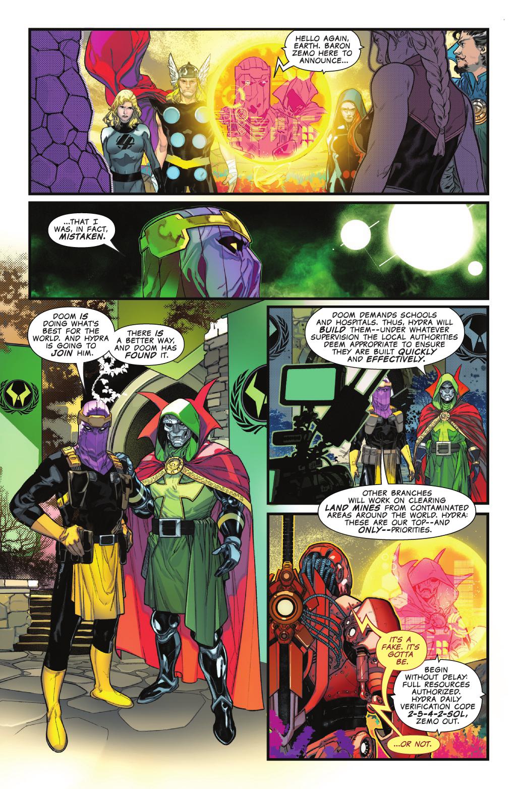 One World Under Doom #1 Preview Sets Stage for Global Conflict - Comic ...