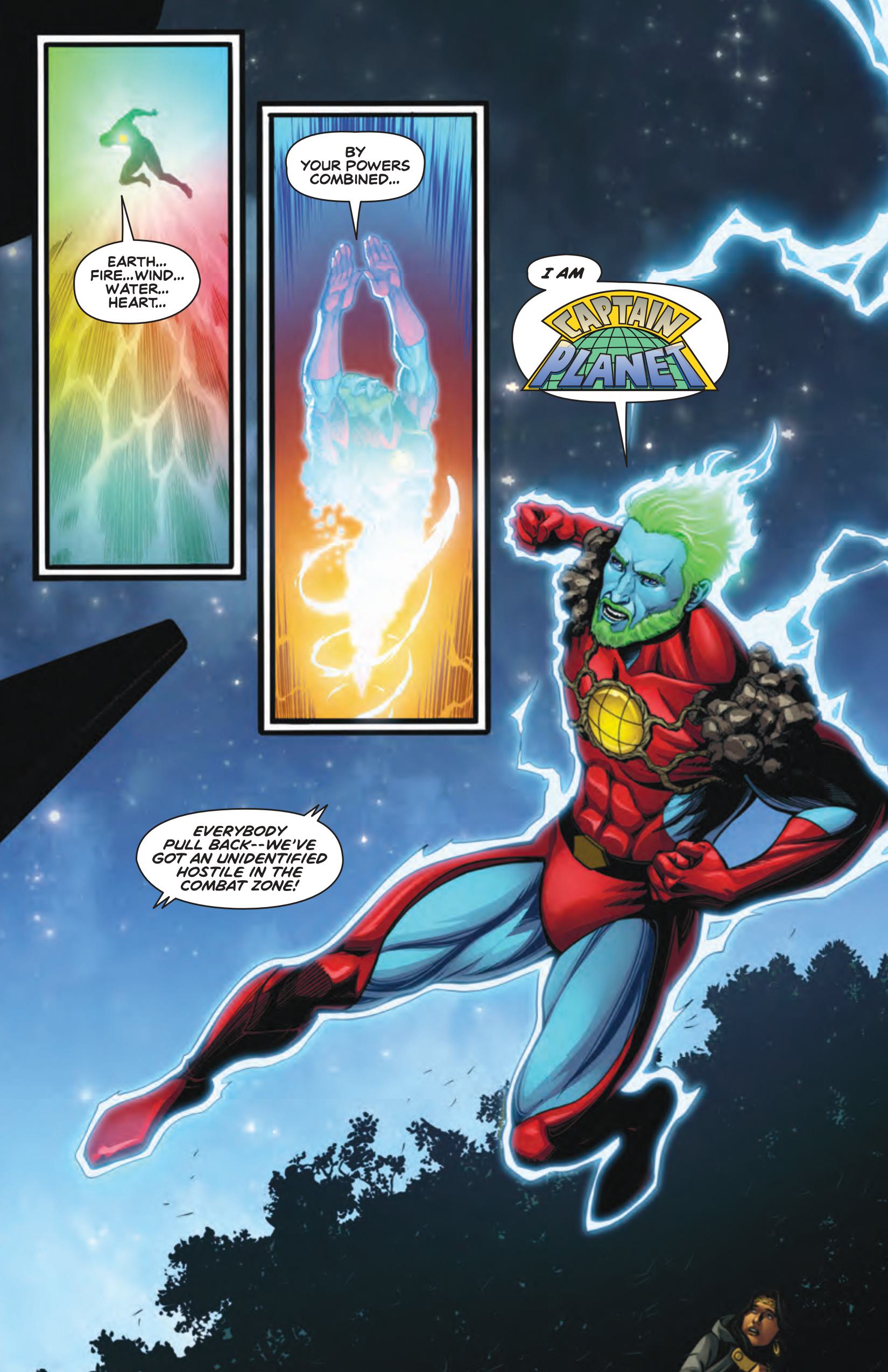 Captain Planet Comic Preview Shows Earth's Greatest Champion in Action ...