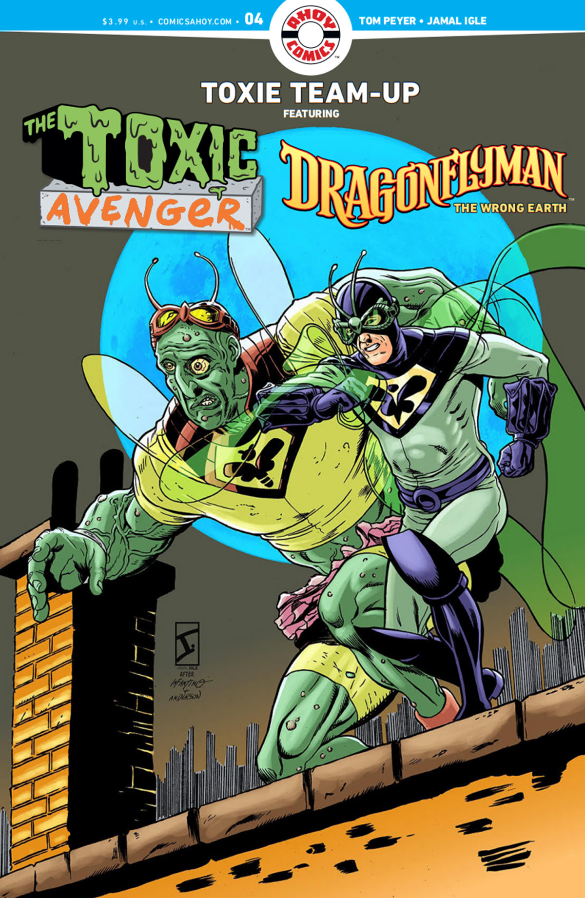 Toxic Avenger Parodies Classic Batman Cover in Toxie Team-Up ...