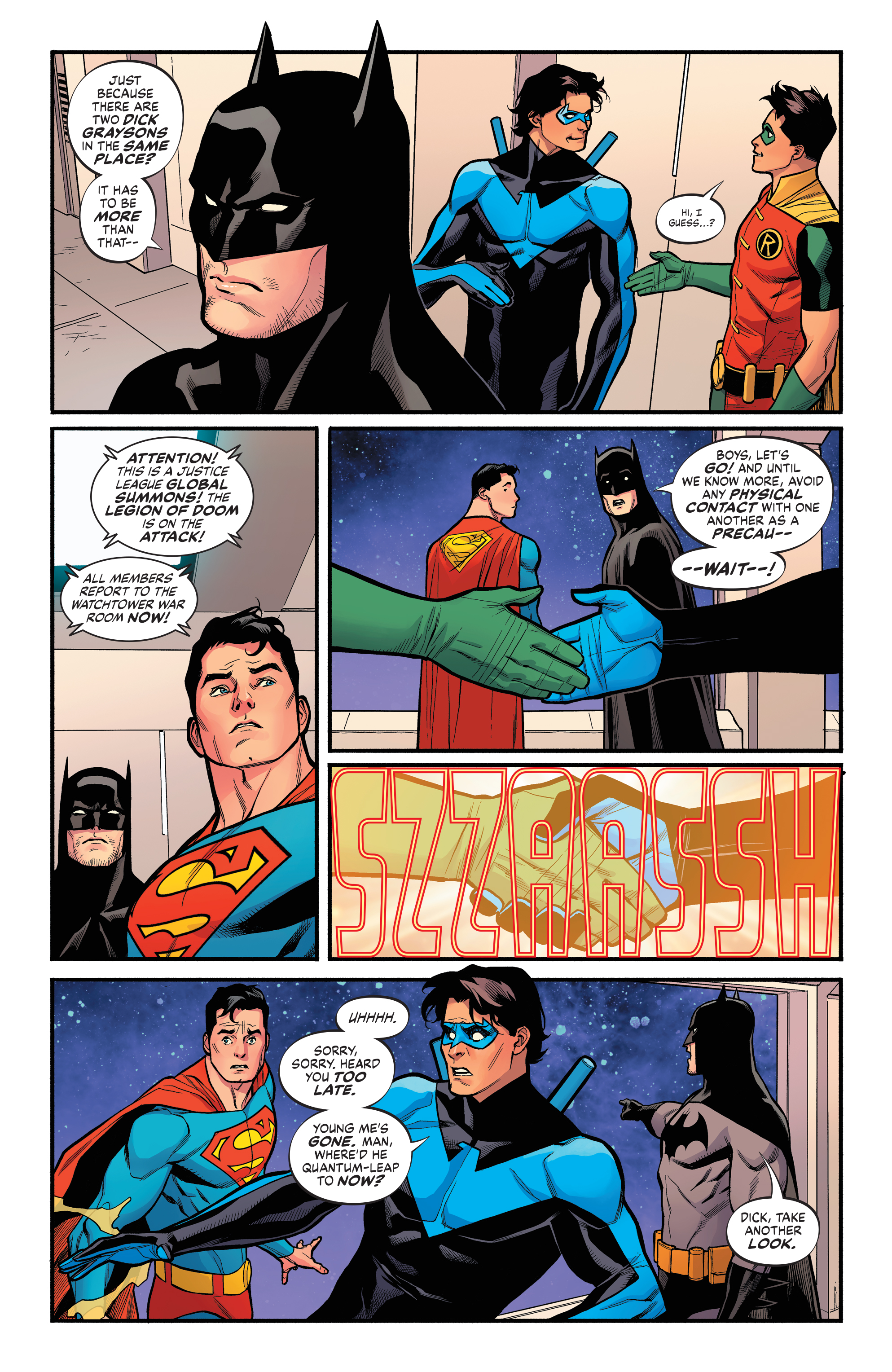 Dick Grayson’s Nightwing Meets Himself as Robin During Time Travel ...