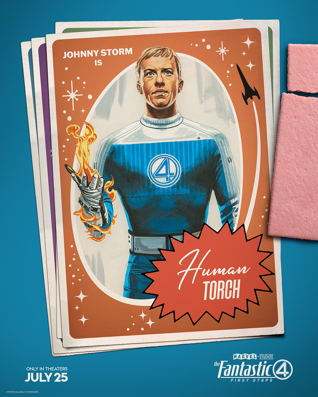 The Fantastic Four: First Steps Get Retro Character Posters for MCU ...