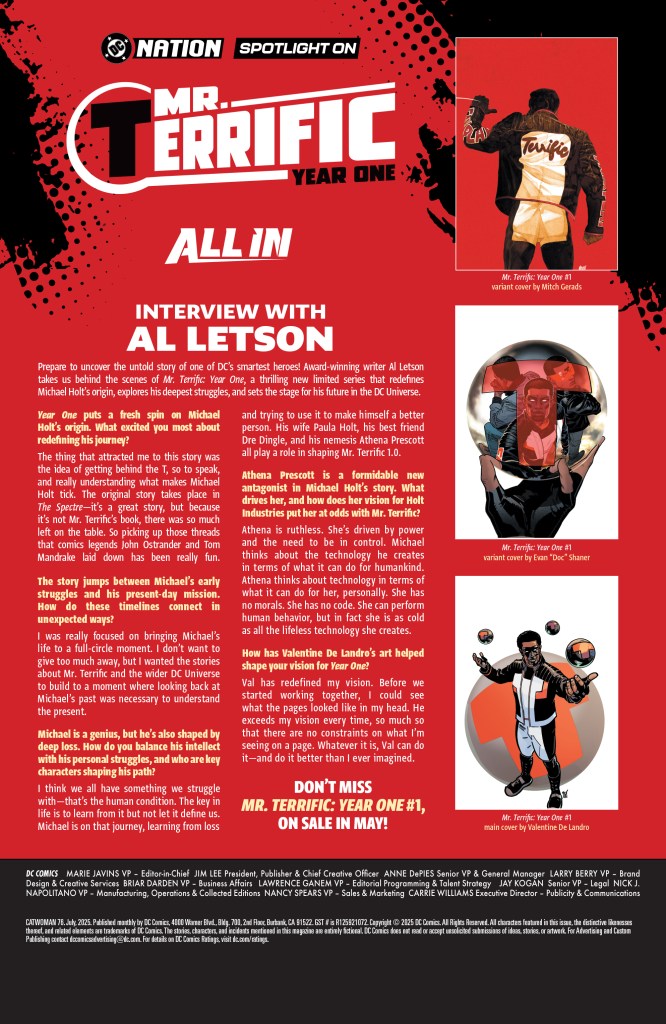 DC Reboots Mr. Terrific's Origin Story Before Superman DCU Movie ...