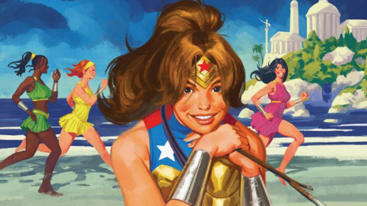 Sideshow Wonder Woman Sports the Old Red White and Blue