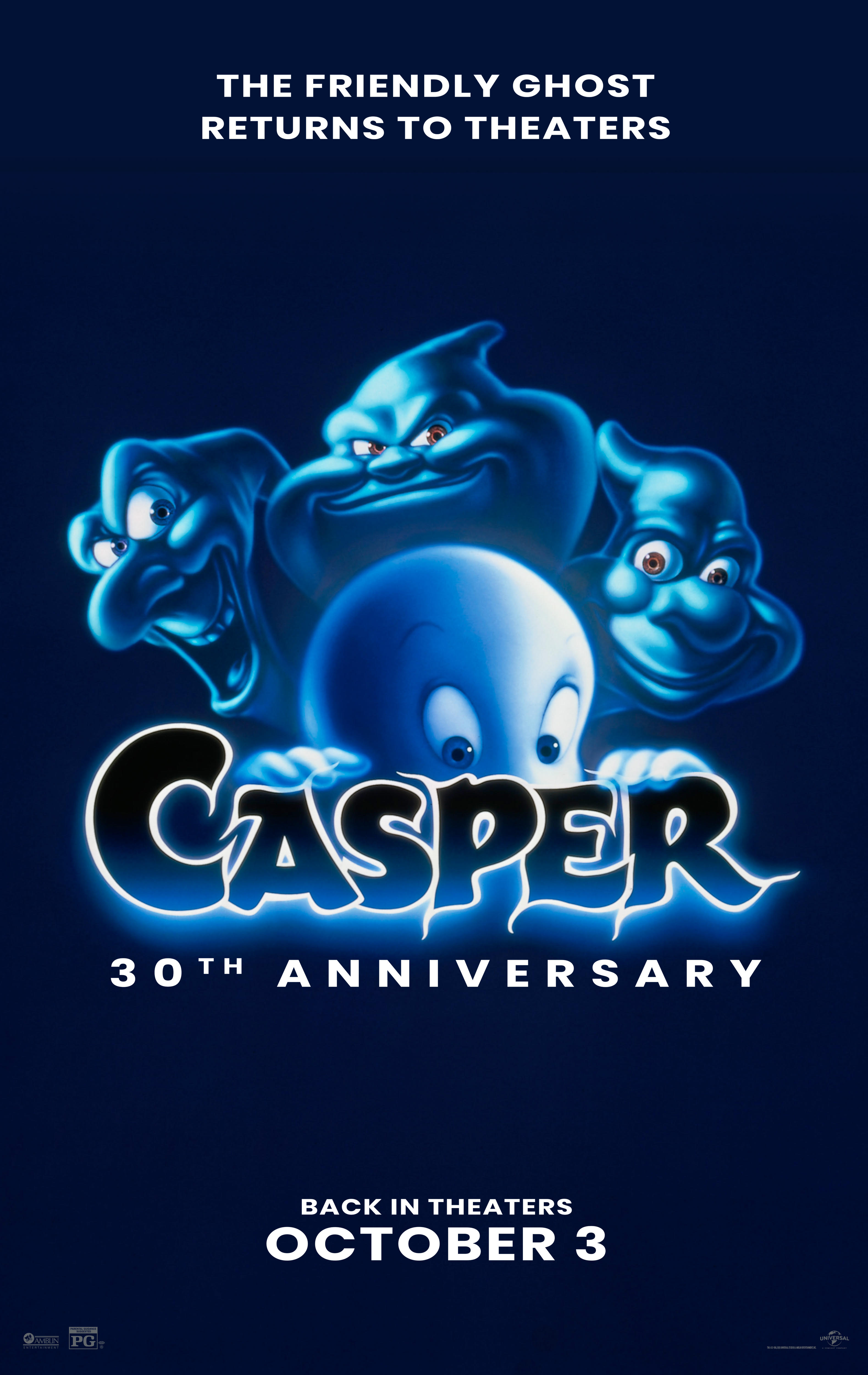 Casper Theatrical Rerelease Date Set for Horror Comedy's 30th Anniversary