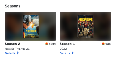 Peacemaker Season 2 Reviews Score Impressive Rotten Tomatoes Feat