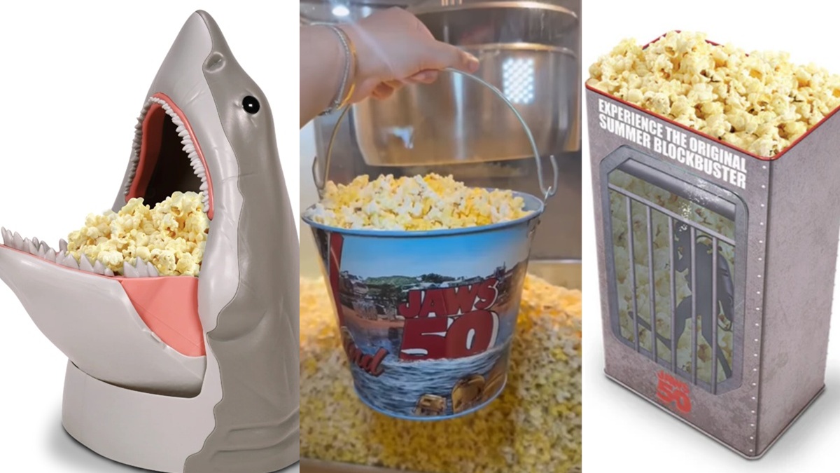 Here's Every Jaws 50th Anniversary Popcorn Bucket in 2025: AMC ...