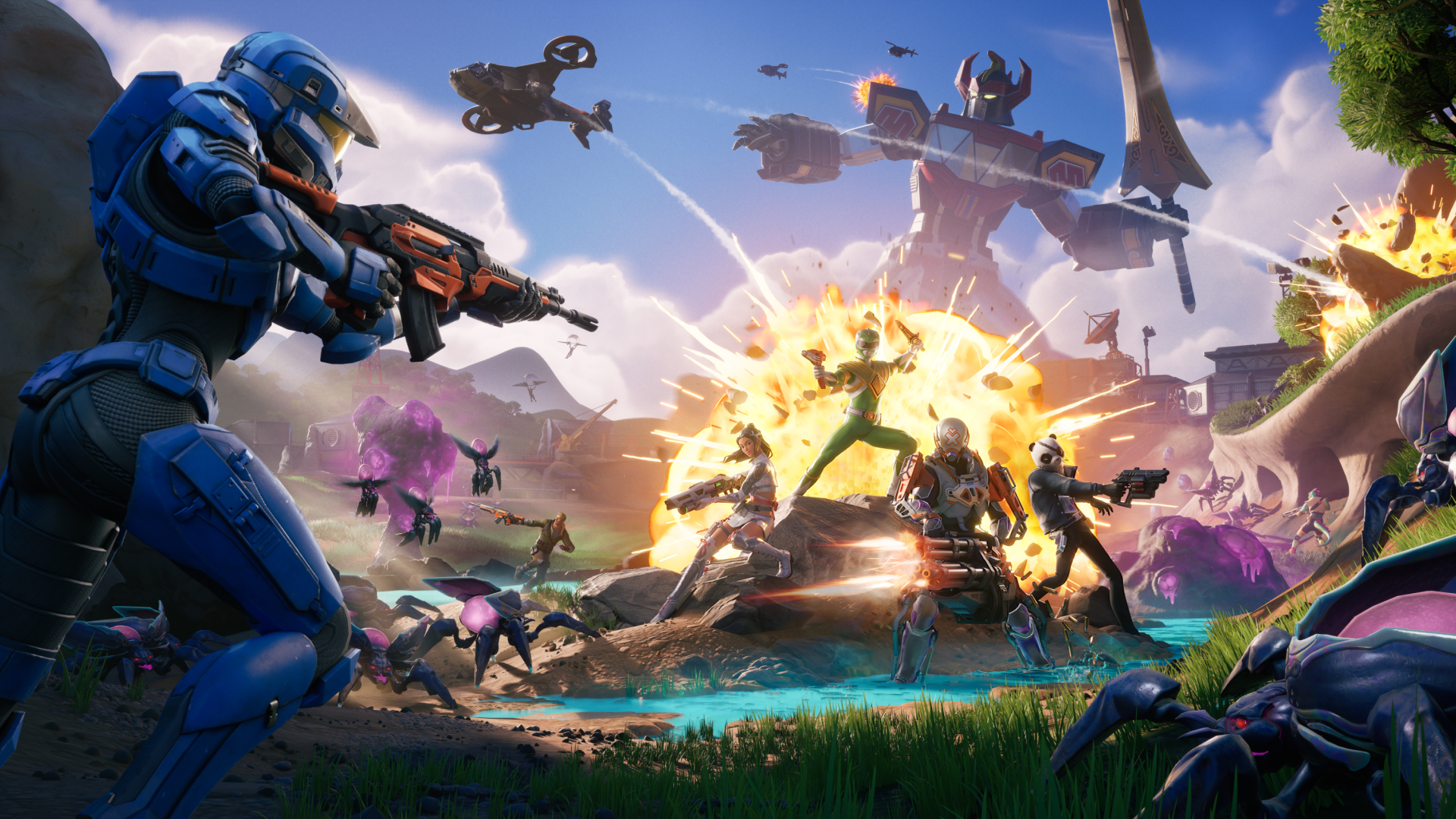 Power Rangers Get Wild Live-Action Trailer to Celebrate Fortnite ...