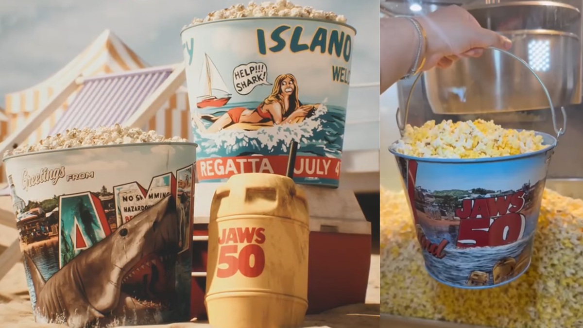 Here's Every Jaws 50th Anniversary Popcorn Bucket in 2025: AMC ...