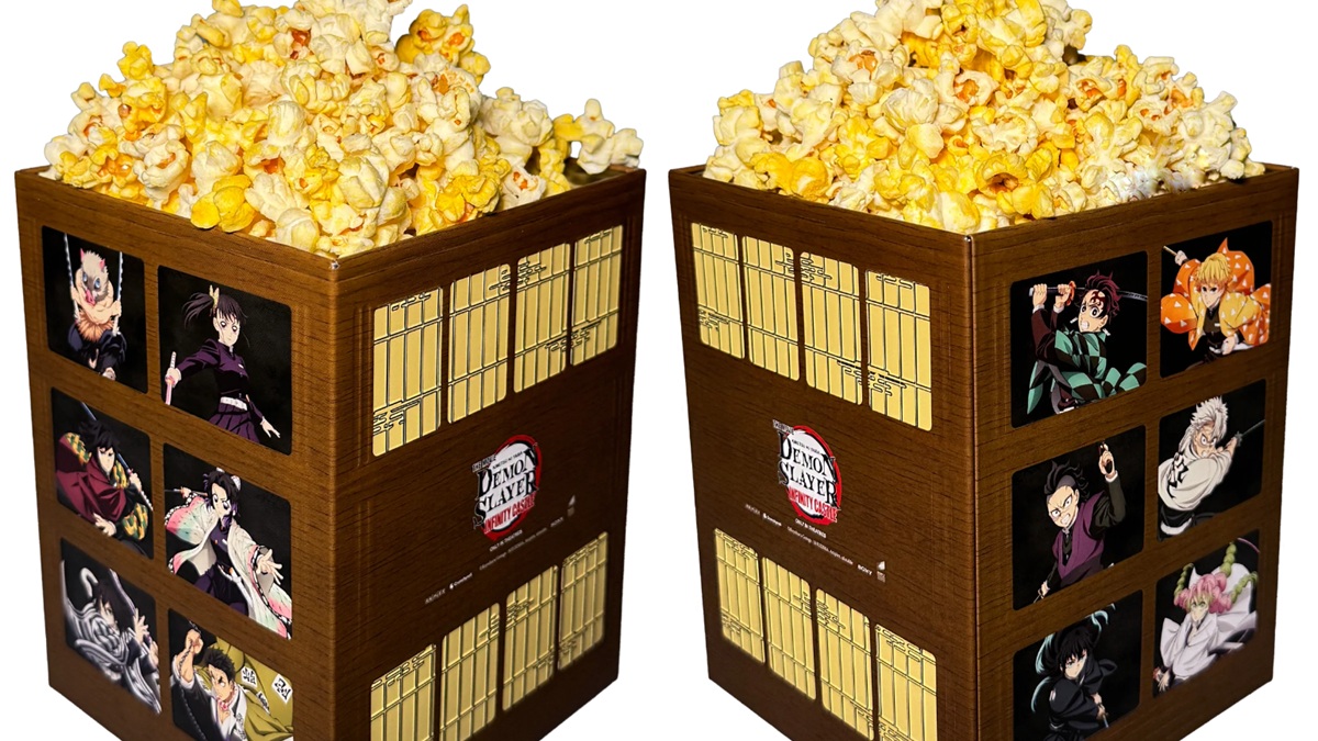 Here's Every Demon Slayer Infinity Castle Popcorn Bucket: Regal, AMC ...