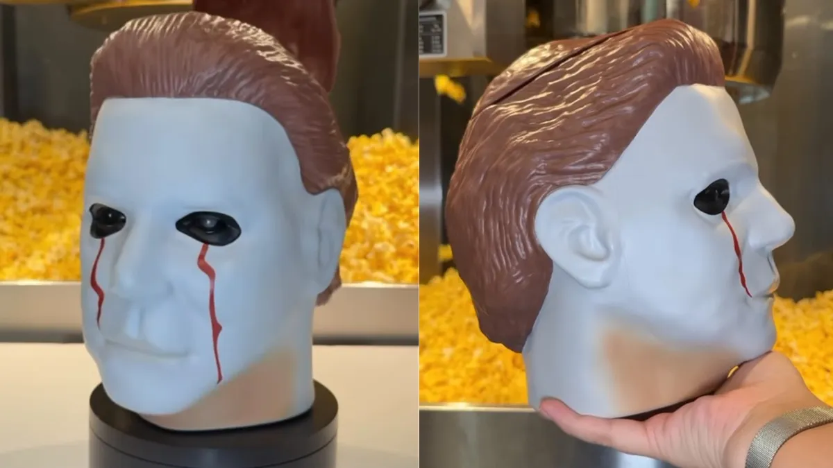Halloween Michael Myers Popcorn Bucket at Cinemark Price & Release Date ...