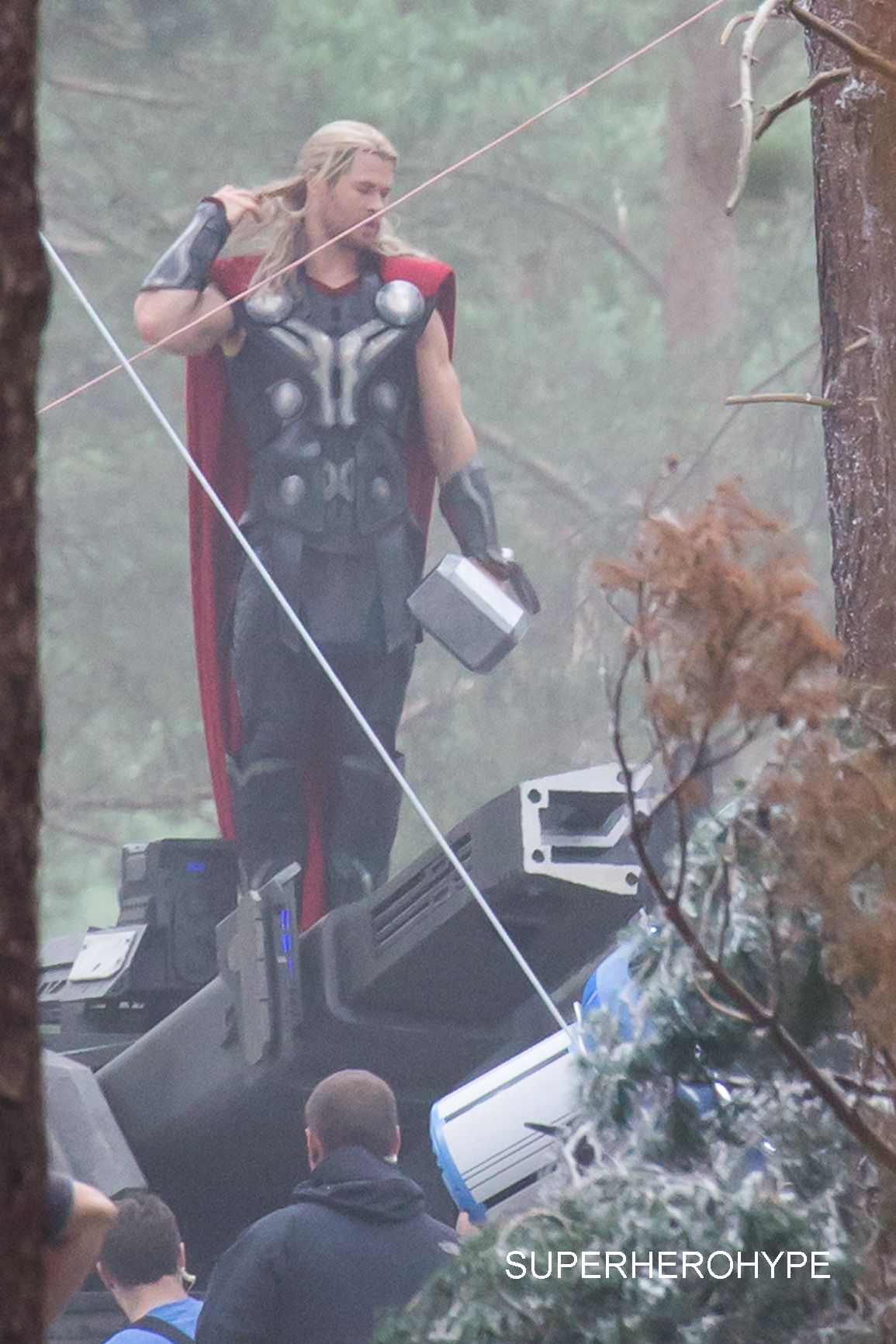 It's Hammer Time in New Avengers: Age of Ultron Set Photos! - Comic ...