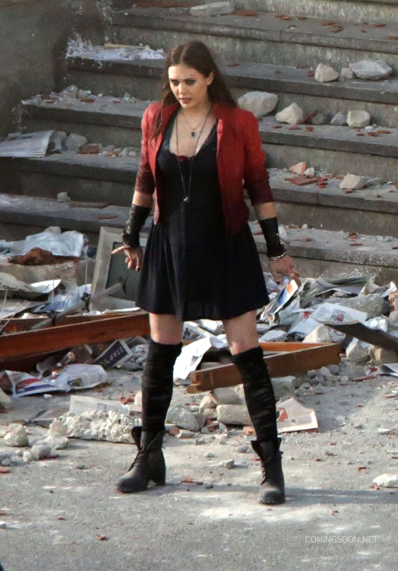 New Set Photos From Avengers: Age of Ultron Reveal Quicksilver, Scarlet ...