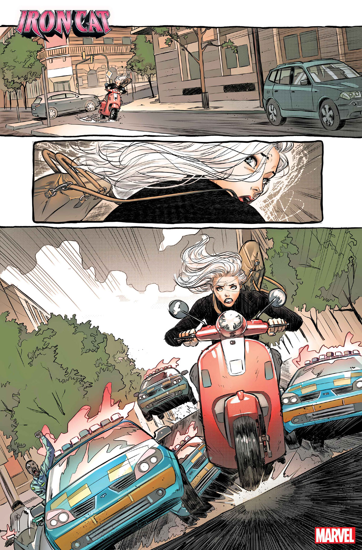 Exclusive First Look At Black Cat and Iron Man In Iron Cat #1