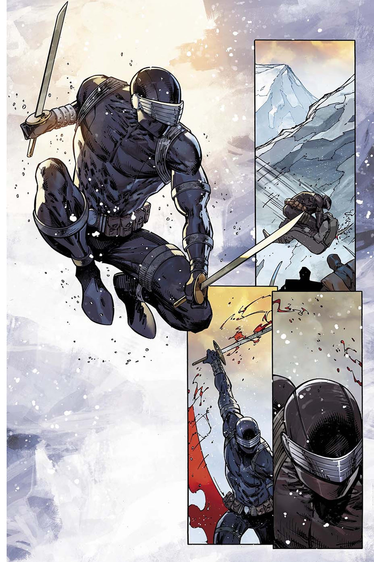 Rob Liefeld Shares a First Look At Snake Eyes: Deadgame #1
