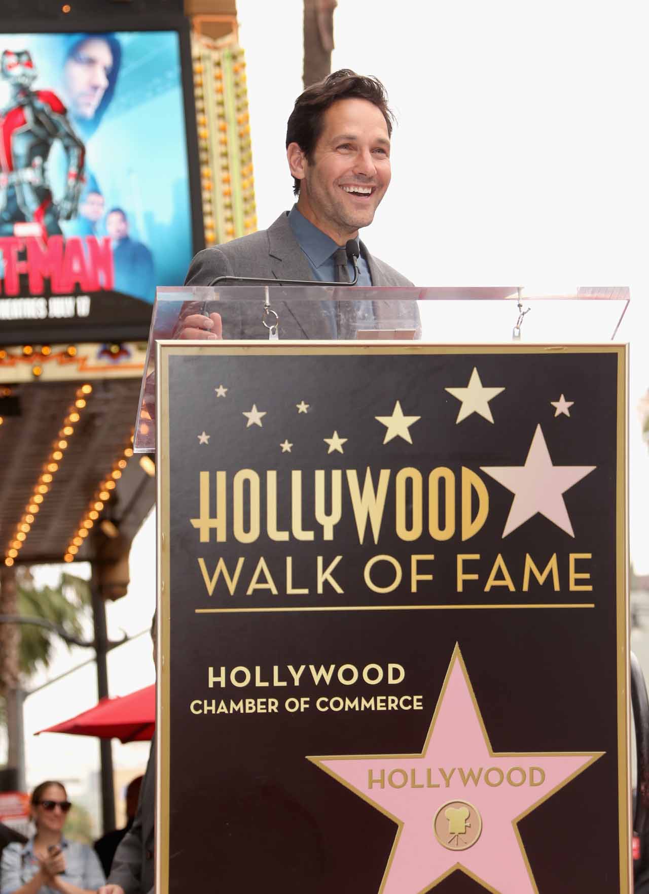 Ant-Man Clip and Paul Rudd Gets a Star on the Hollywood Walk of Fame ...