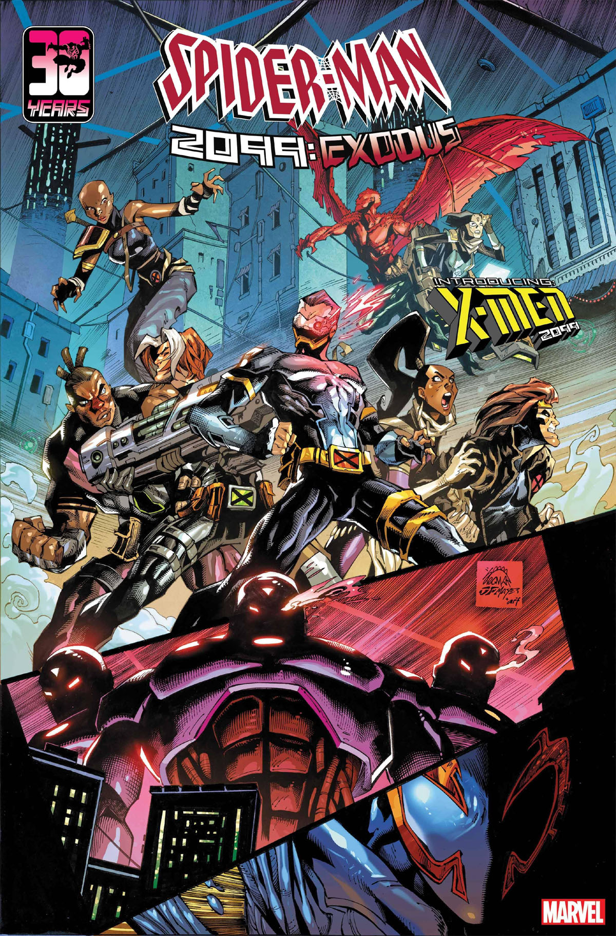 The X-Men 2099 Team Returns in Marvel's Spider-Man 2099: Exodus #5