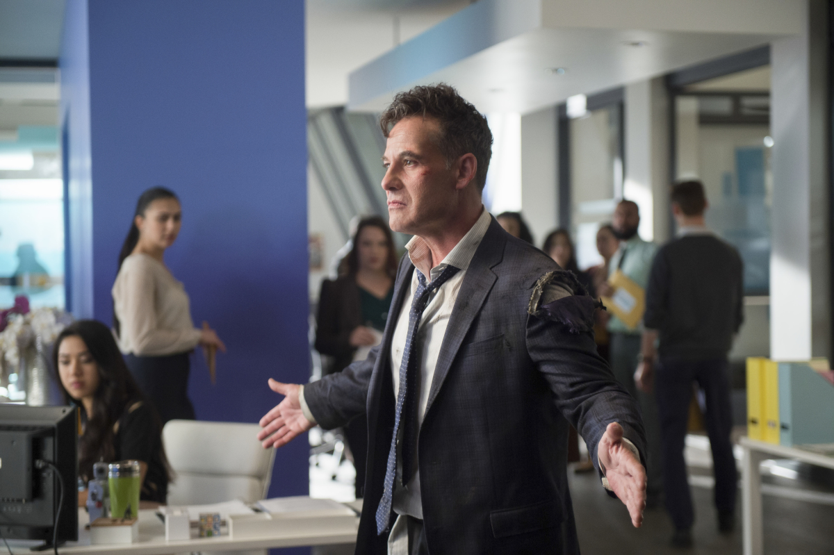 Someone is Trying to Kill Morgan Edge in Supergirl Photos