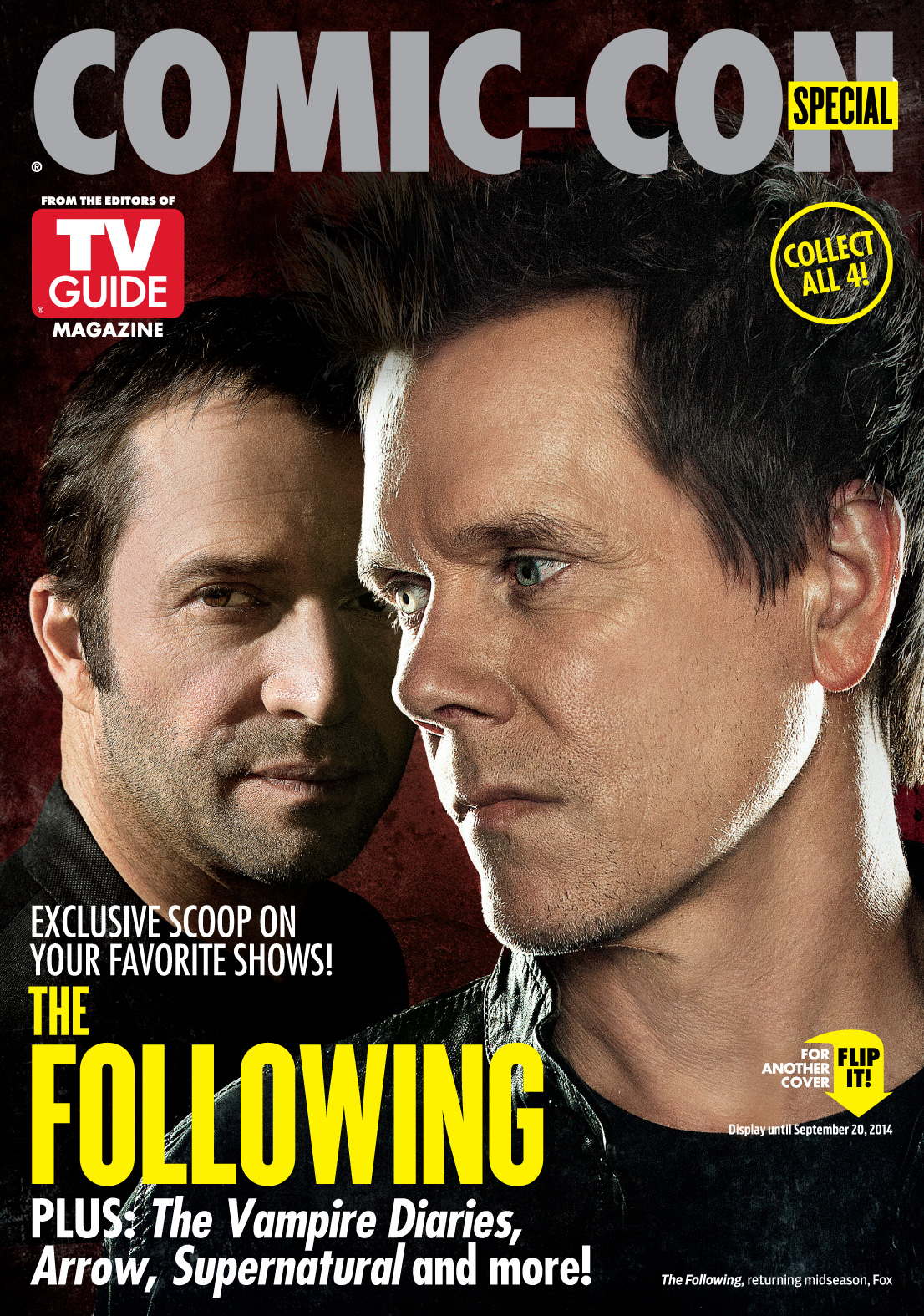 TV Guide Highlights Comic-Con Shows with Eight Designs on Four Flip ...