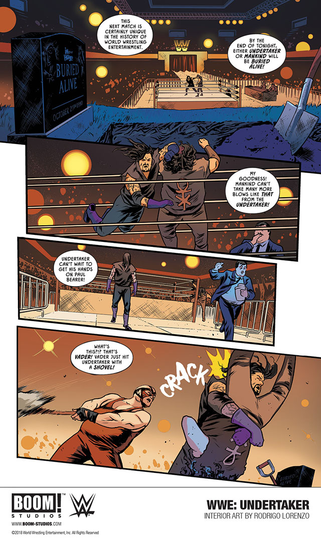 First Look: WWE Superstar Undertaker Gets His Own Graphic Novel